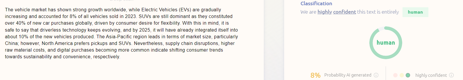 The Ghost AI alternative, comparison with AI Humanizer